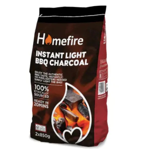 Instant Light BBQ Charcoal 2 x 850g – Barrington's Coal Merchants Ltd